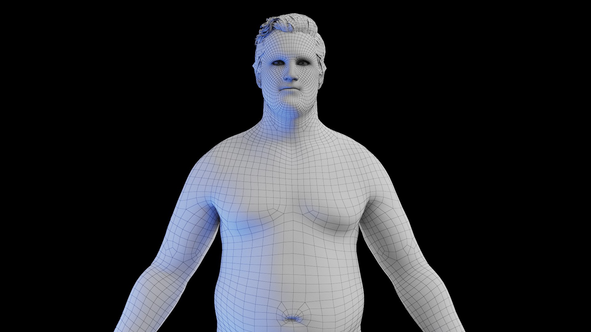 3D Model Human Anatomy Obese Male Body - TurboSquid 2028908