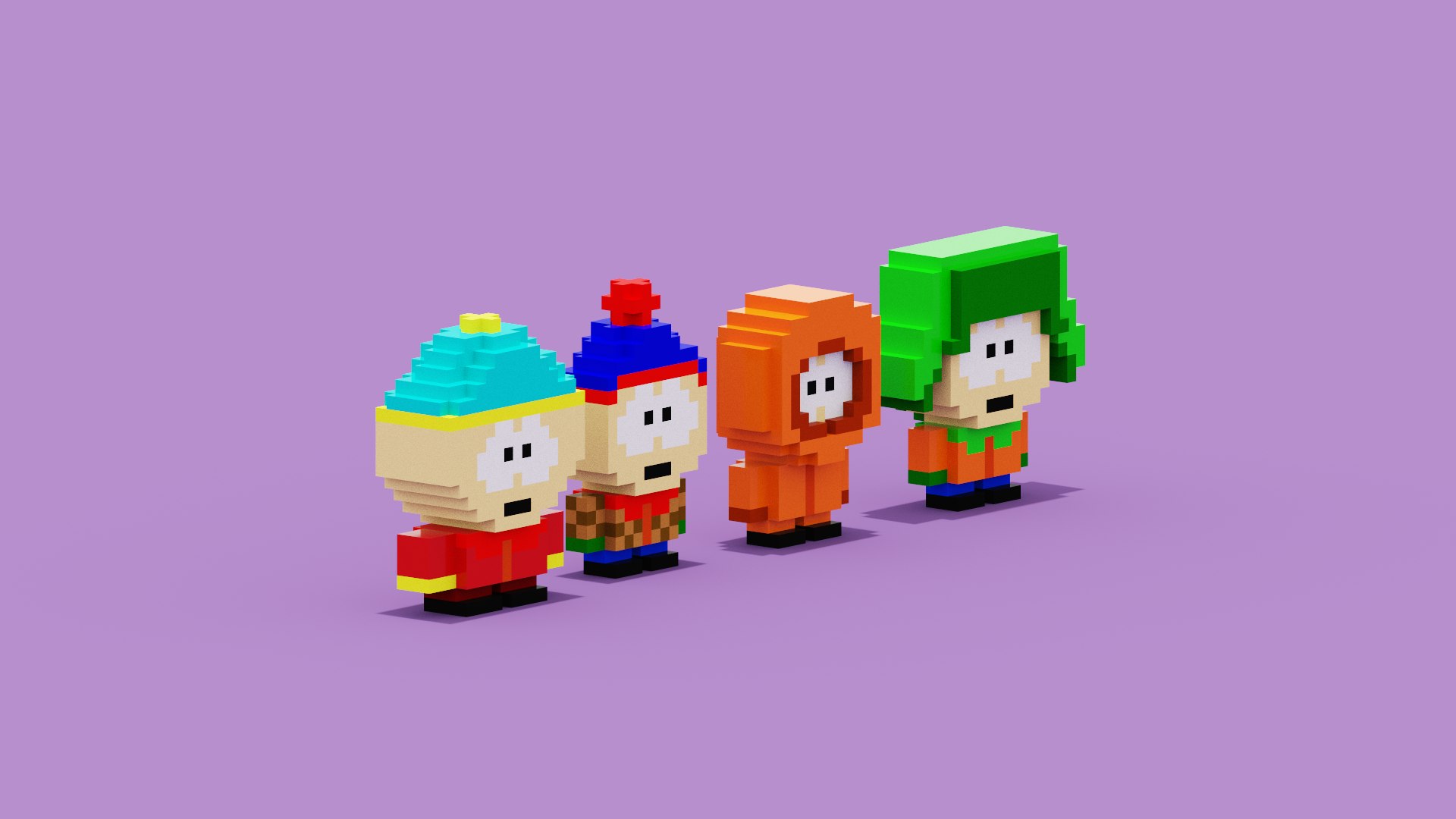 Voxel South Park 3D model - TurboSquid 1962562