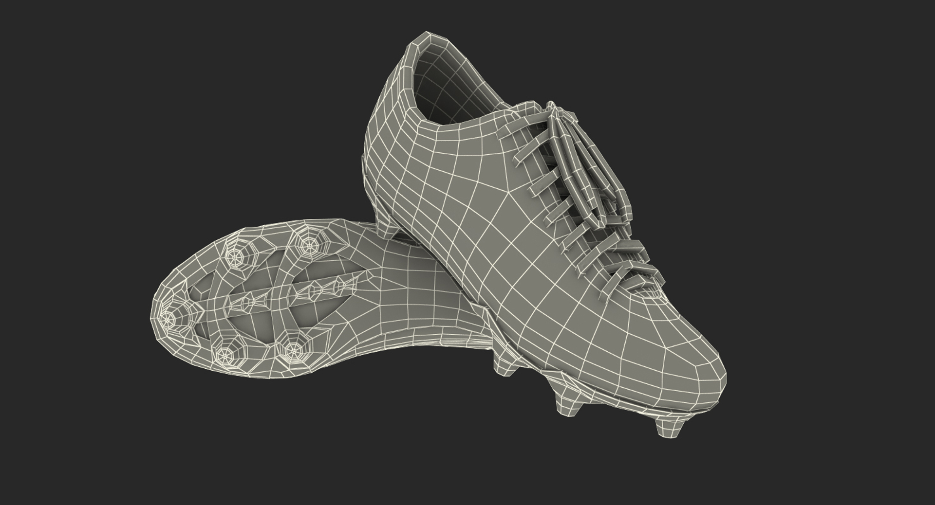 3D Football Cleats - TurboSquid 1437849