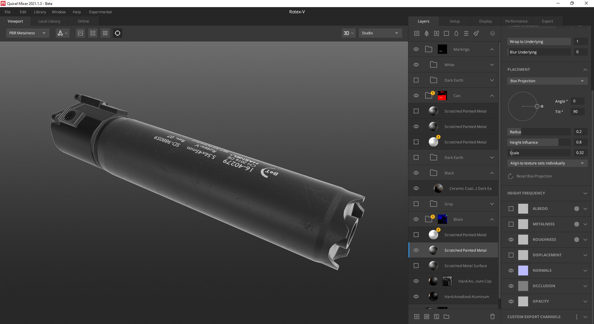 BT Rotex-V Supressor Model - TurboSquid 2078978
