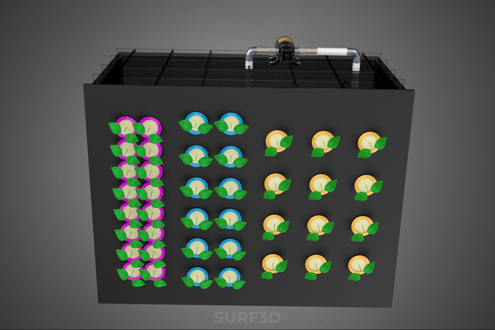 3D AUTOMATIC AEROPONIC CLONE STATION PLANT SPRAY CLONING CLONER KIT ...