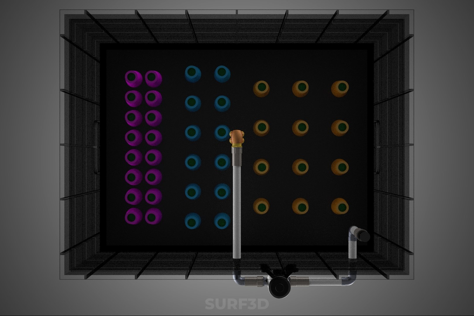 3D AUTOMATIC AEROPONIC CLONE STATION PLANT SPRAY CLONING CLONER KIT ...