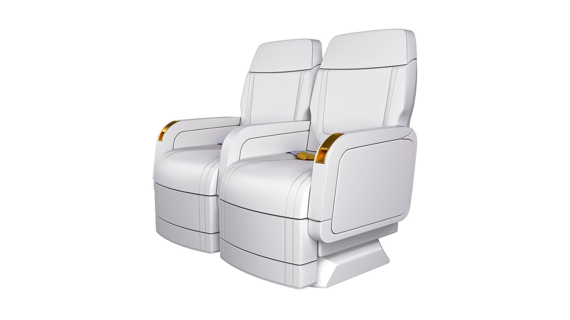 3D Model VIP Cabin Airplane Seat - TurboSquid 2152891