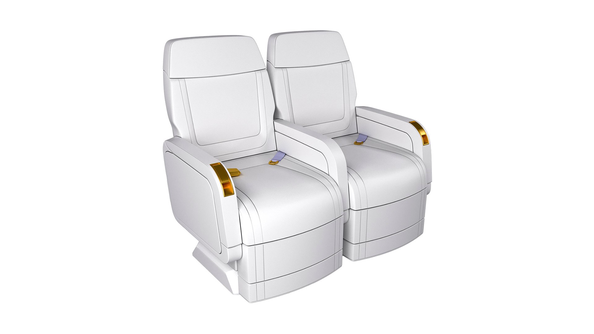 3D Model VIP Cabin Airplane Seat - TurboSquid 2152891