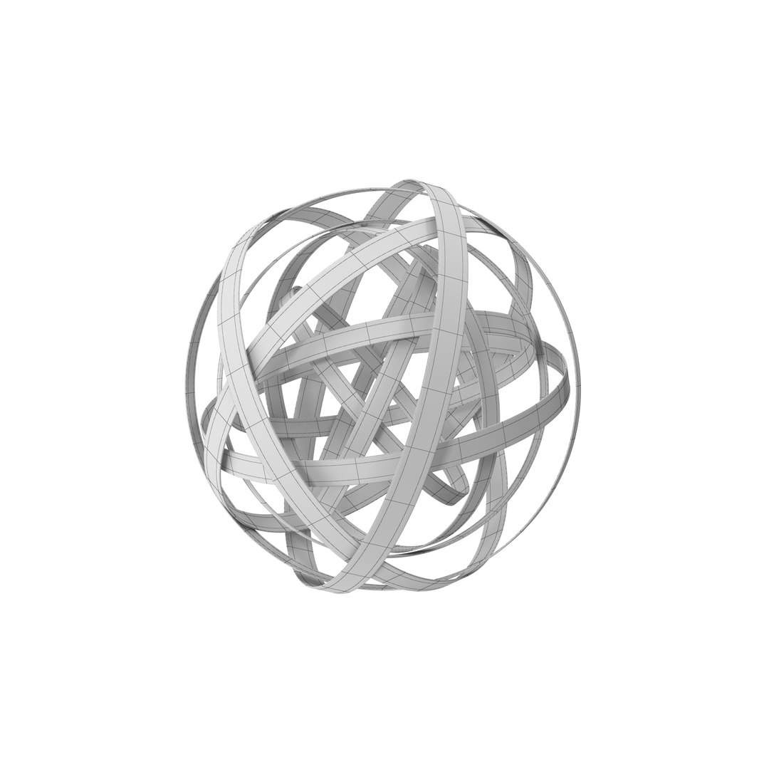 3D Sphere Ribbon - TurboSquid 2248867
