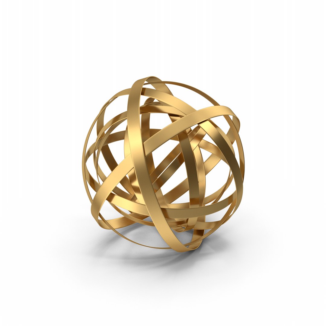3D Sphere Ribbon - TurboSquid 2248867