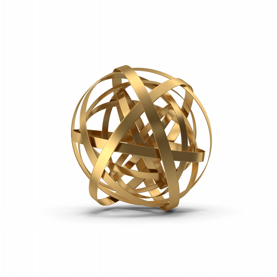 3D Sphere Ribbon - TurboSquid 2248867