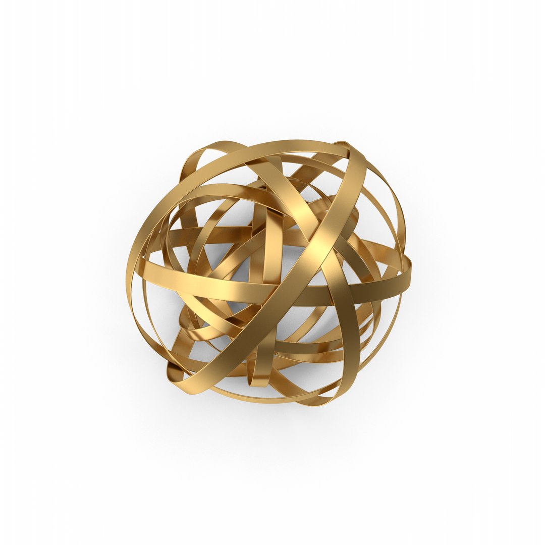 3D Sphere Ribbon - TurboSquid 2248867