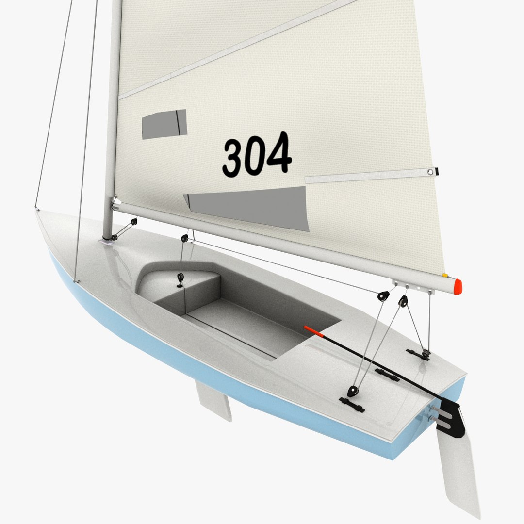 Obj Laser Sailboat