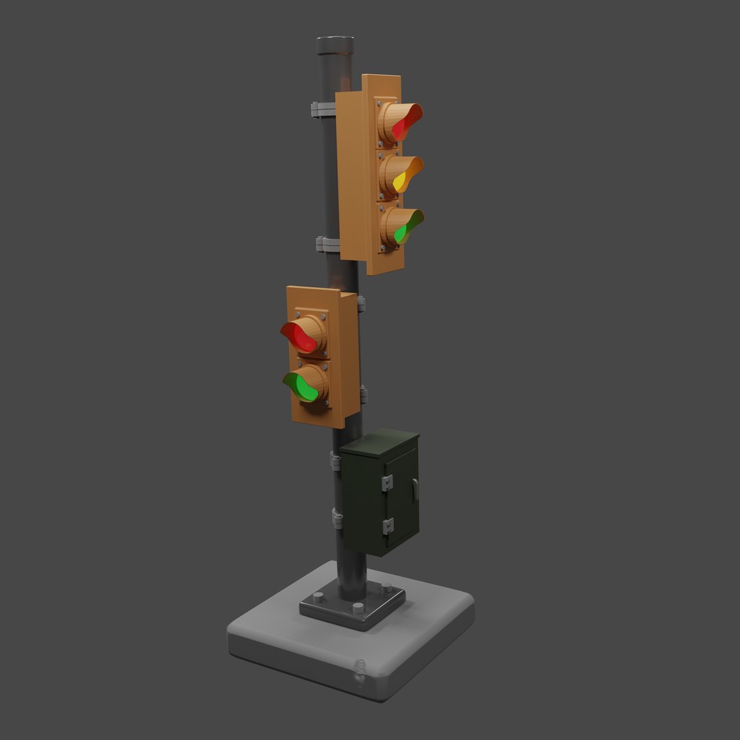 Traffic Light 3D Model - TurboSquid 1848247