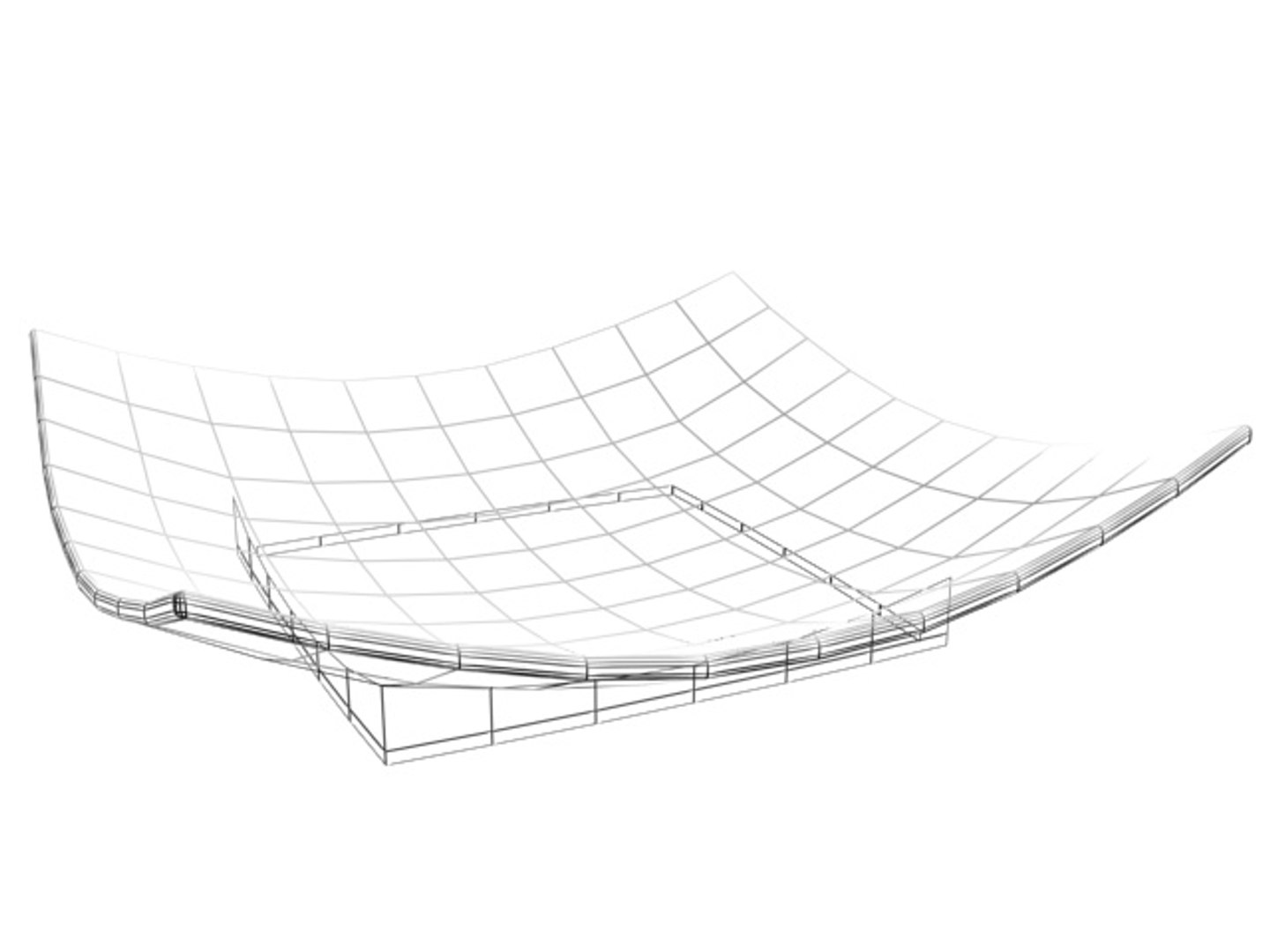 3d Model Of Square Dinner Plate