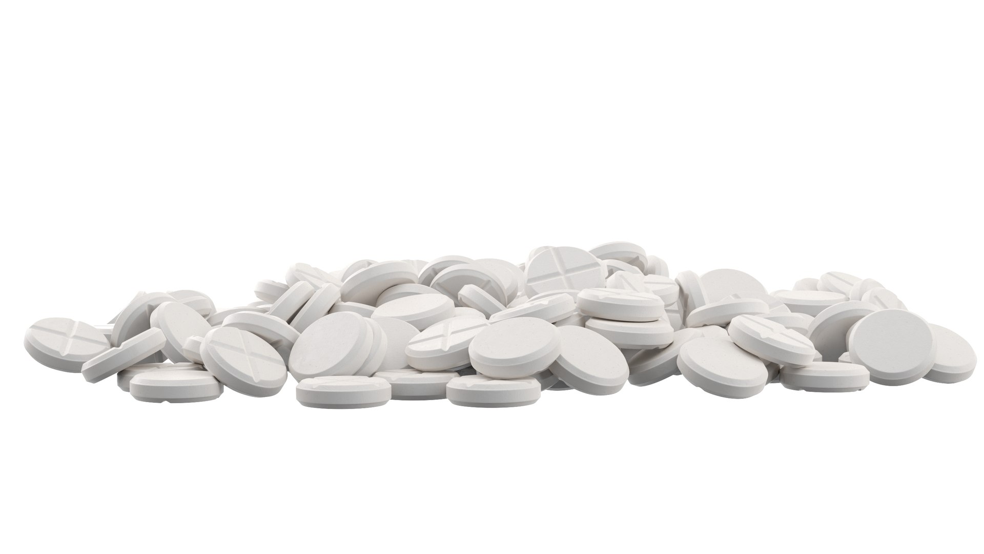 3D Pill Pile - TurboSquid 2151131