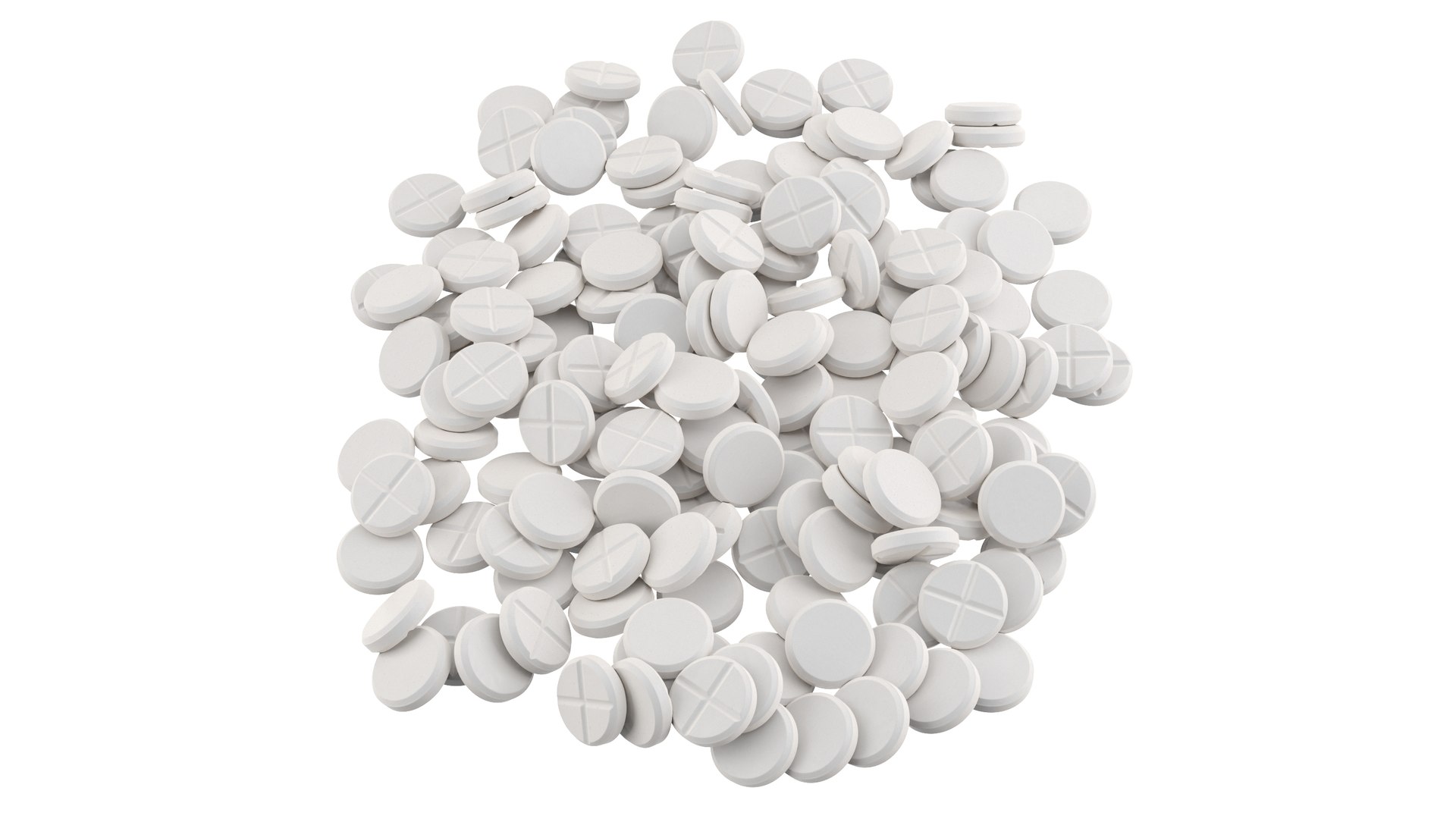 3D Pill Pile - TurboSquid 2151131