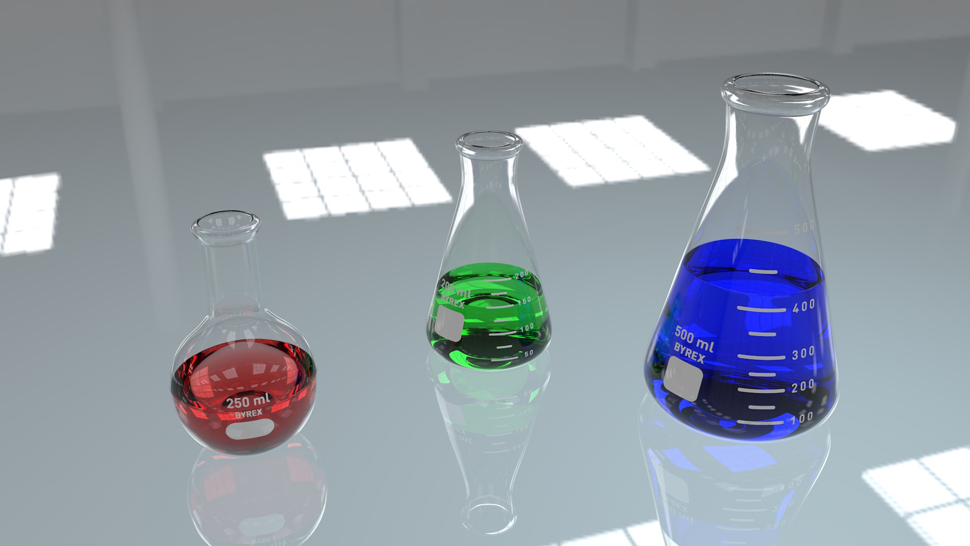 3D Erlenmeyer Boiler Flasks Model - TurboSquid 1310299
