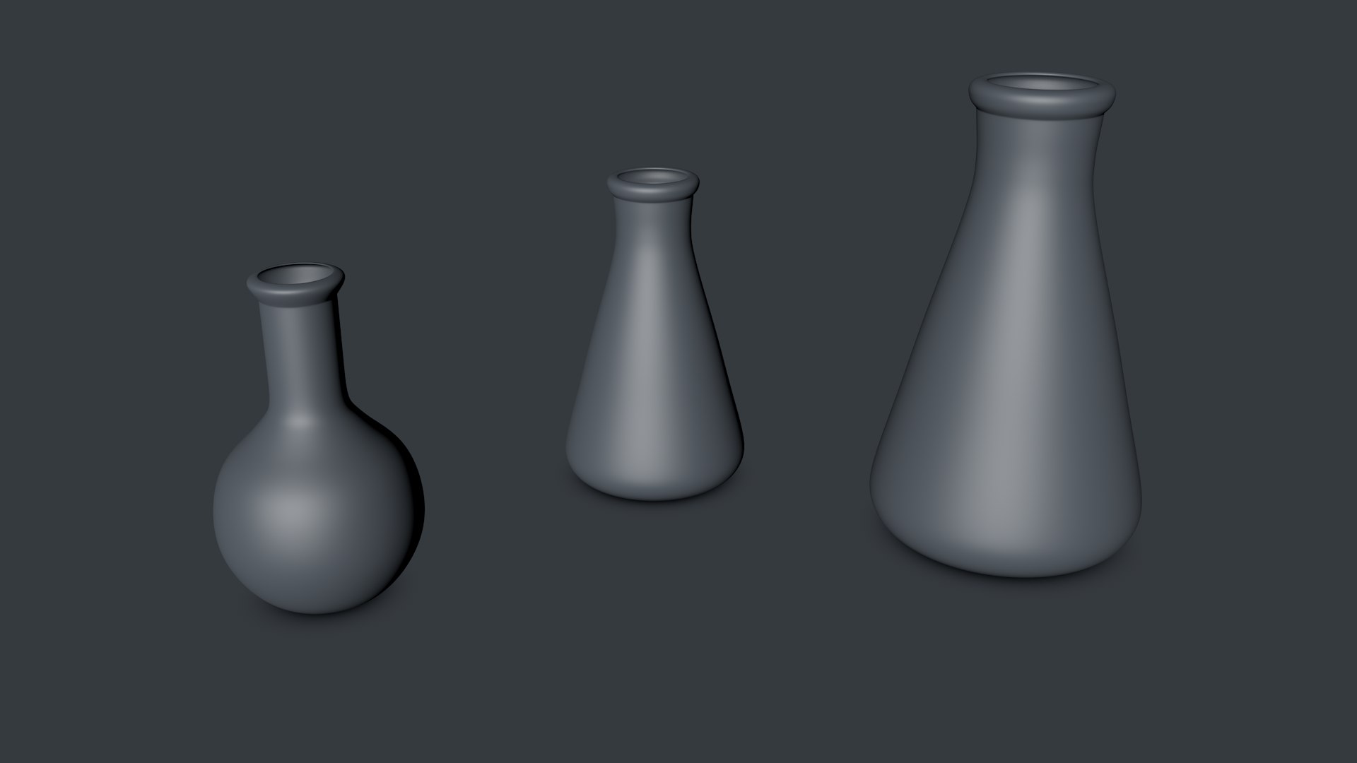 3D Erlenmeyer Boiler Flasks Model - TurboSquid 1310299