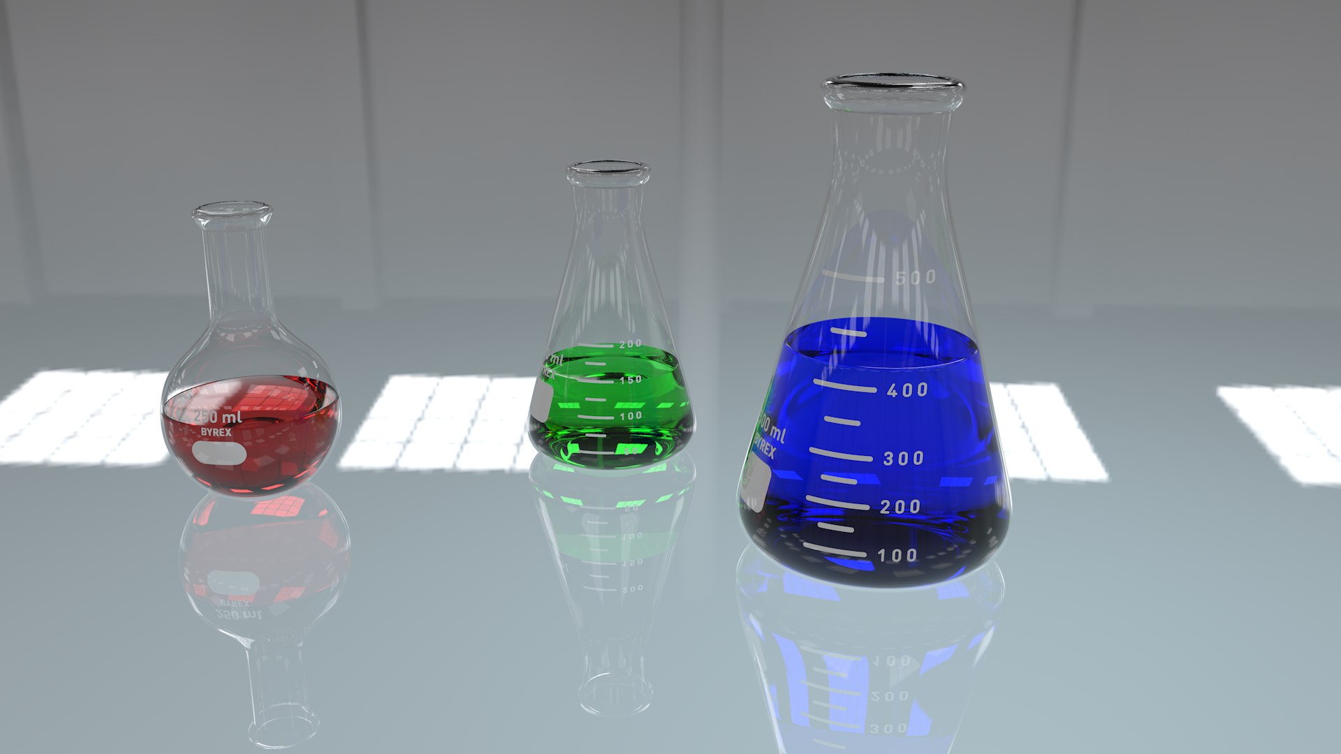 3D Erlenmeyer Boiler Flasks Model - TurboSquid 1310299