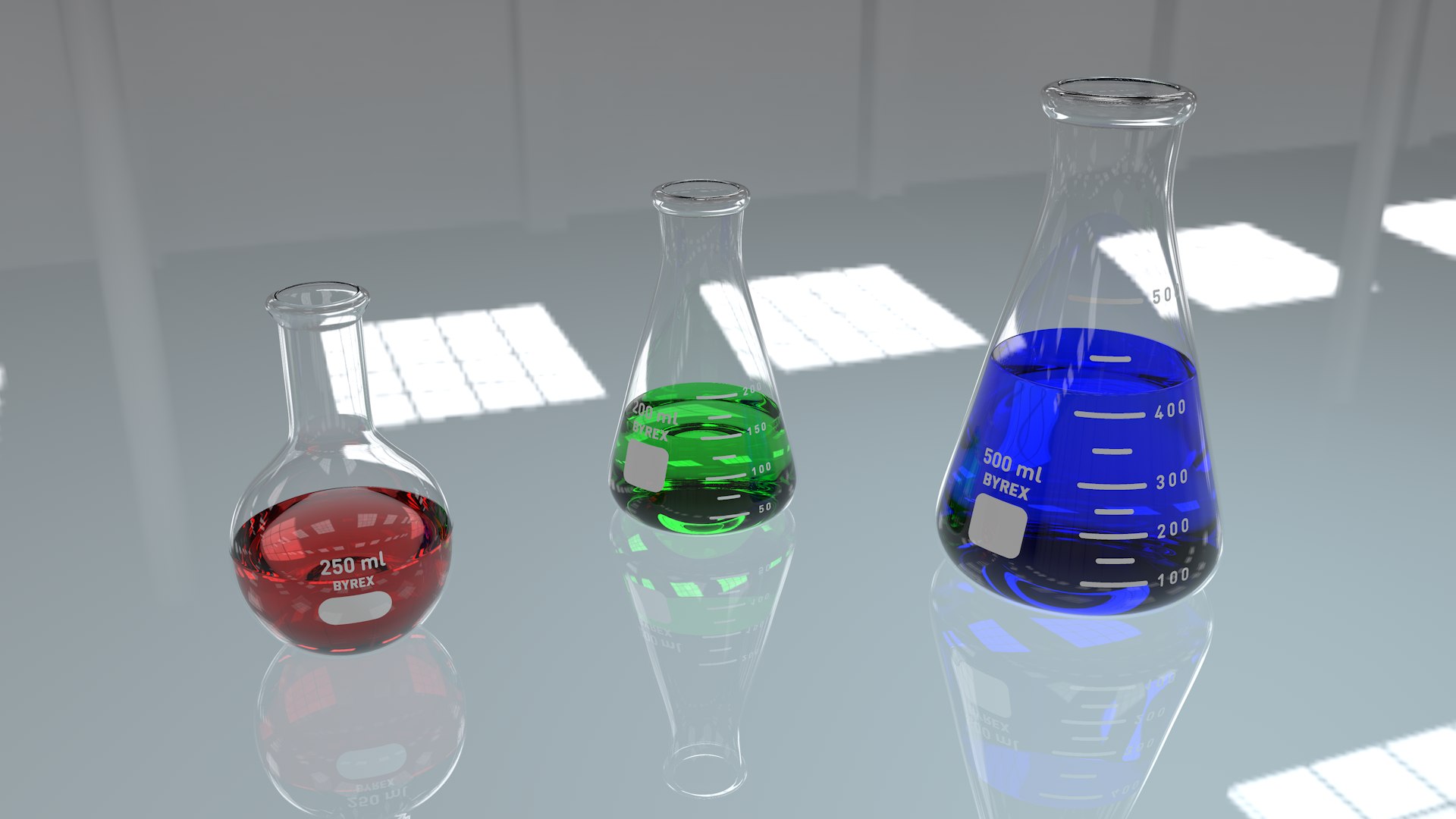 3D Erlenmeyer Boiler Flasks Model - TurboSquid 1310299