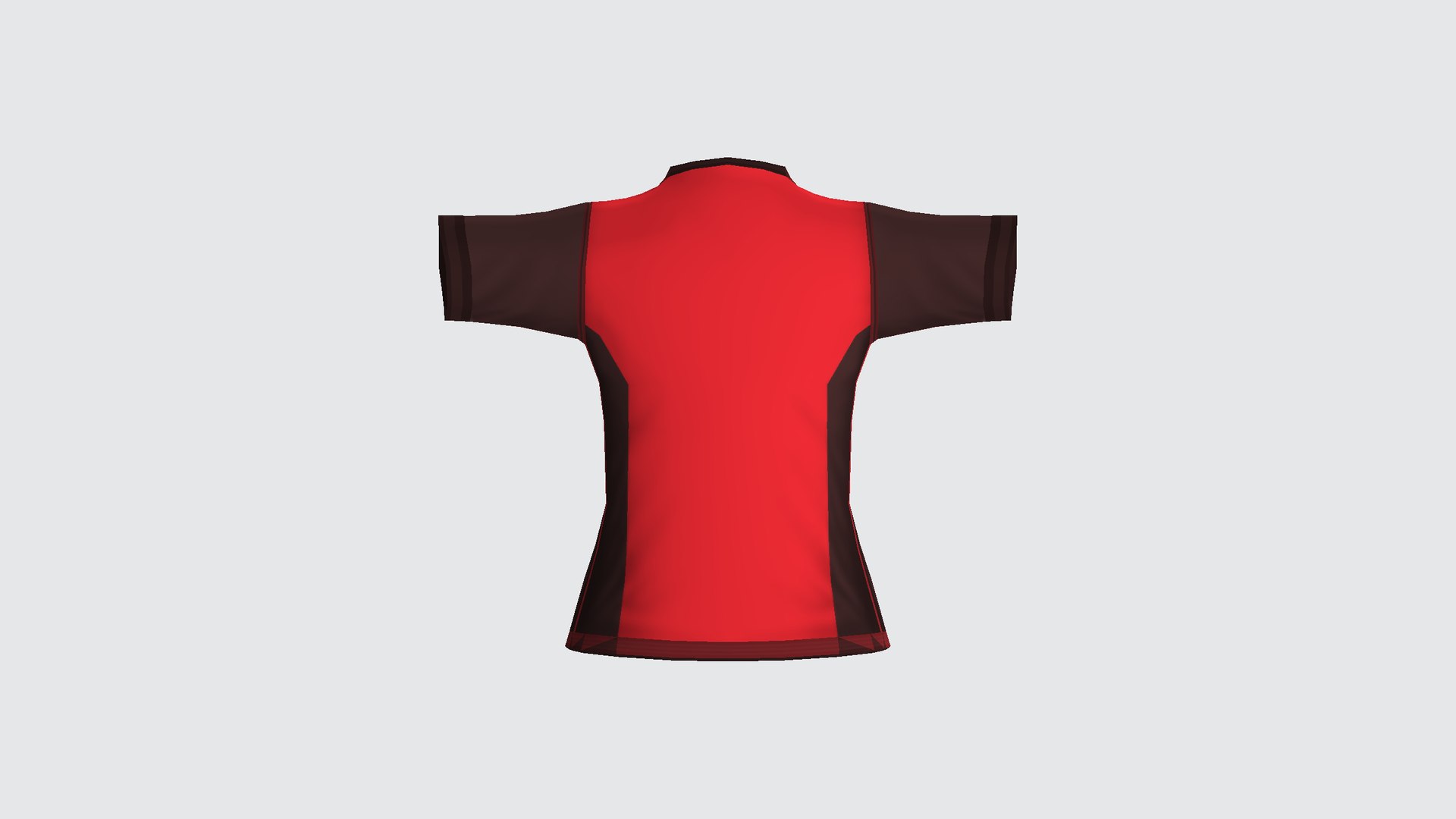 3D Male Running Shirt Red - TurboSquid 2352169