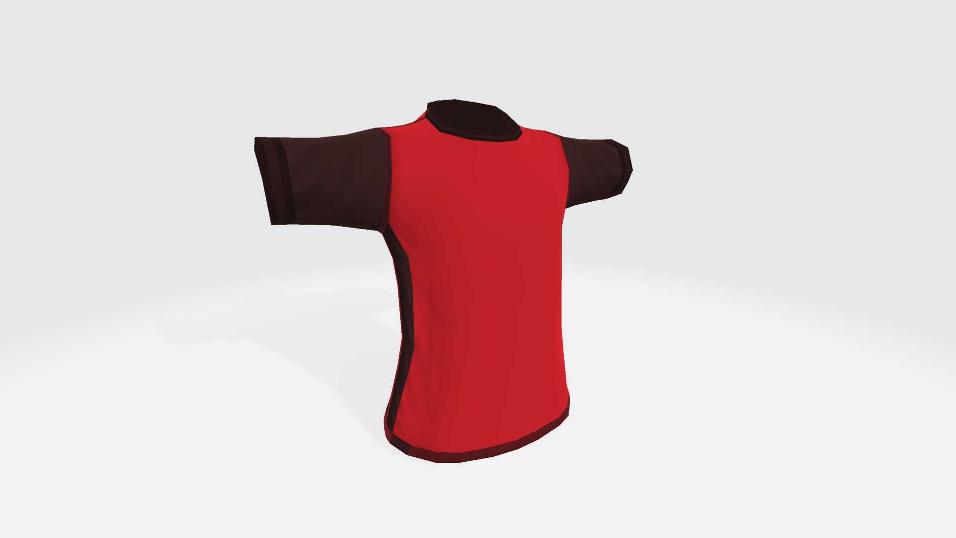3D Male Running Shirt Red - TurboSquid 2352169