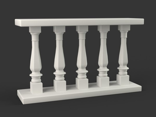 Balustrade 3D Models for Download | TurboSquid