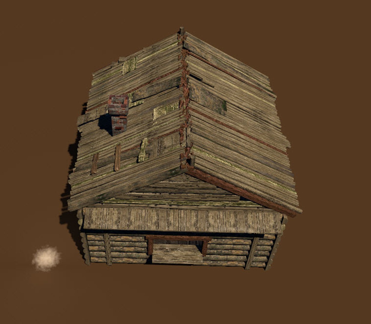 Old Wooden C4d