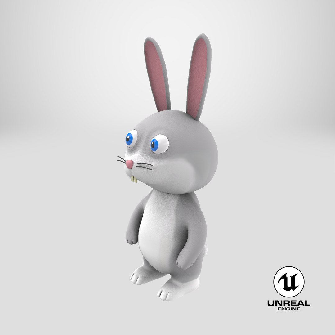 Cartoon Character 03 - Rabbit 3D - TurboSquid 2237235