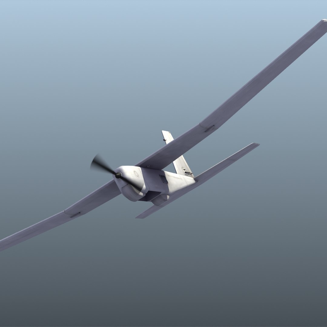 rq-20a puma uav 3d model