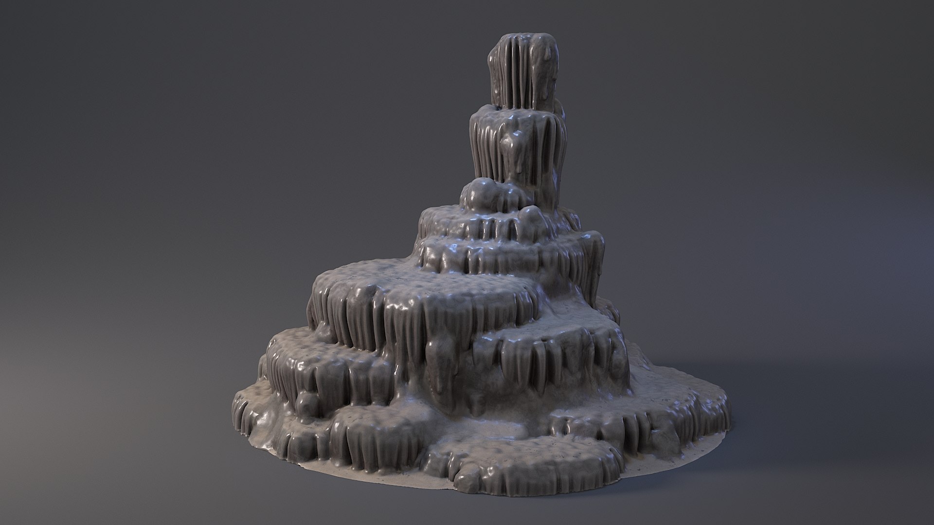 3D Cave Stalagmites 05 PBR model - TurboSquid 2019865