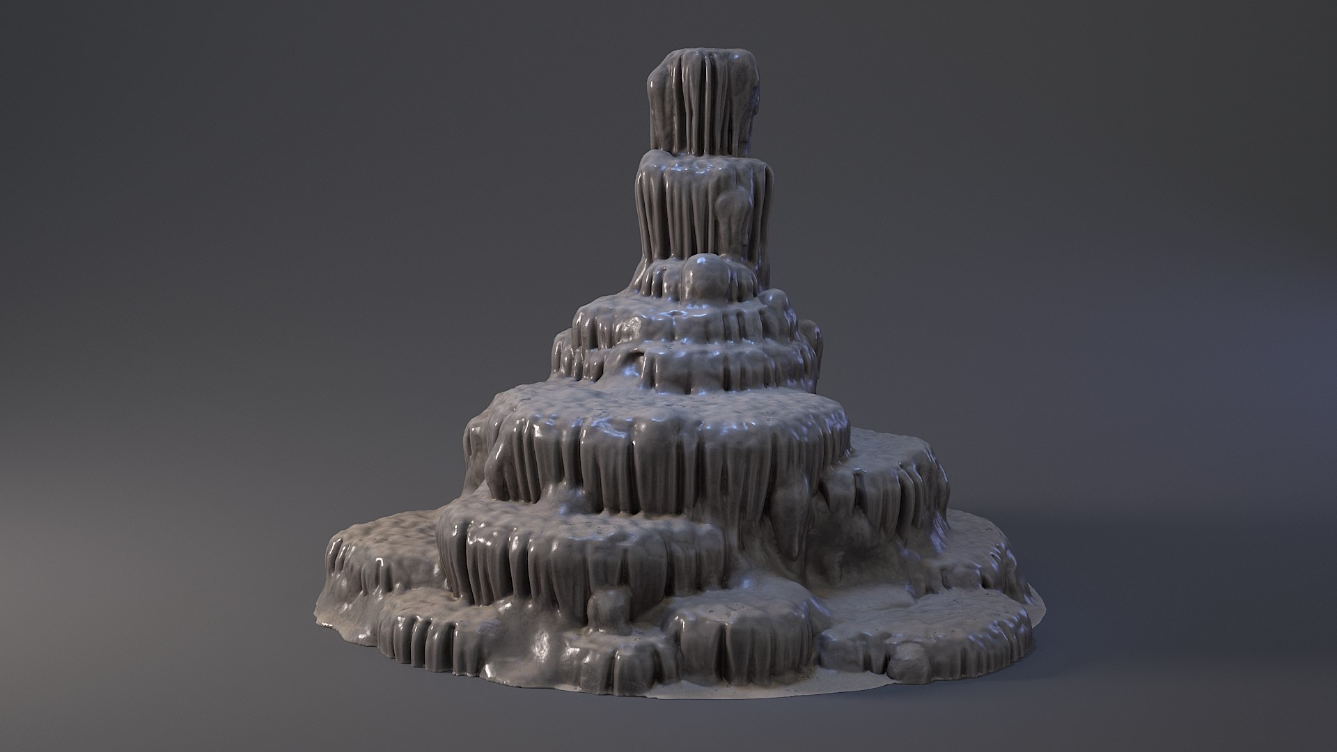 3D Cave Stalagmites 05 PBR Model - TurboSquid 2019865