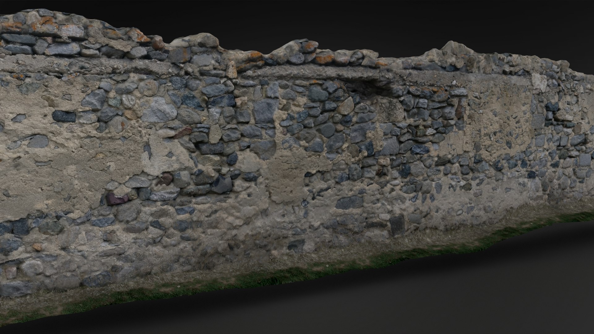 Damaged Wall Scanned 3D Model - TurboSquid 1286035