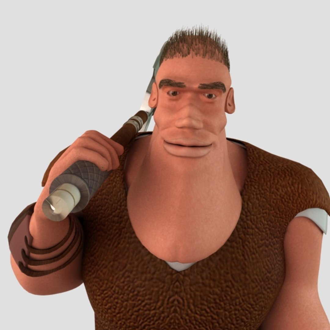 3d Medieval Big Man Model