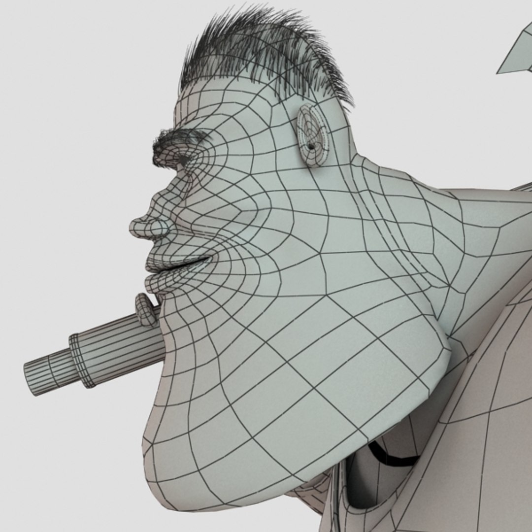 3d Medieval Big Man Model