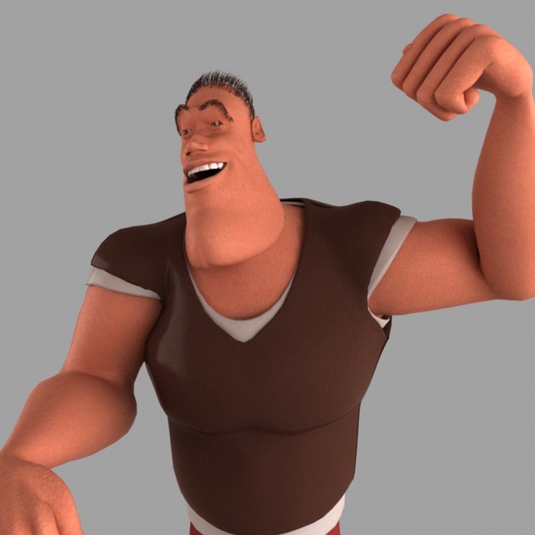 3d Medieval Big Man Model