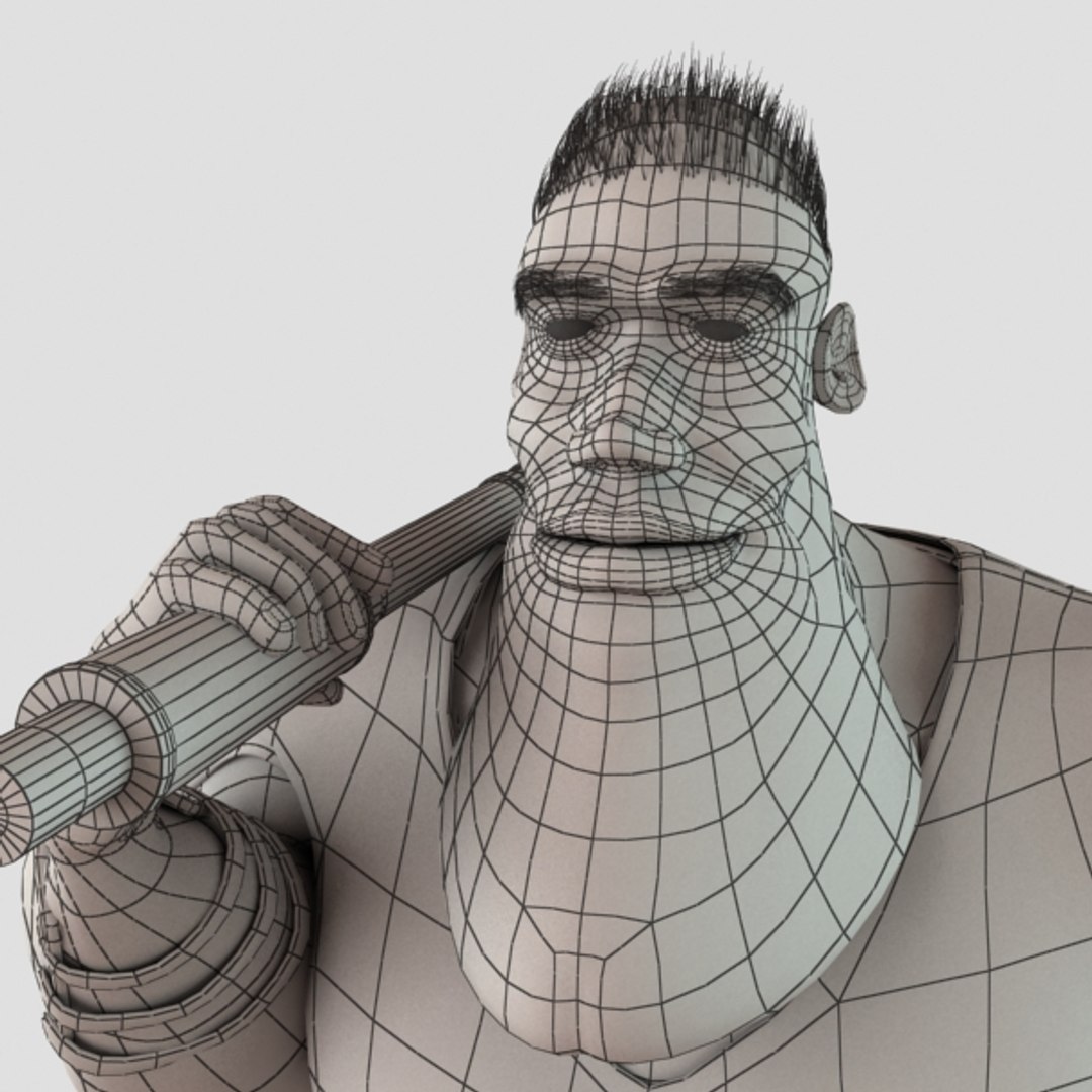 3d Medieval Big Man Model