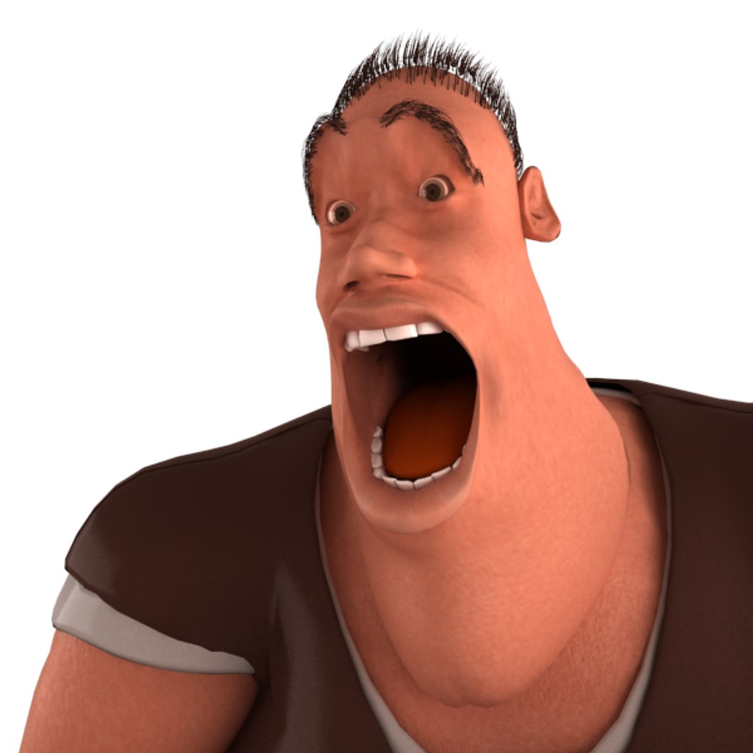 3d Medieval Big Man Model