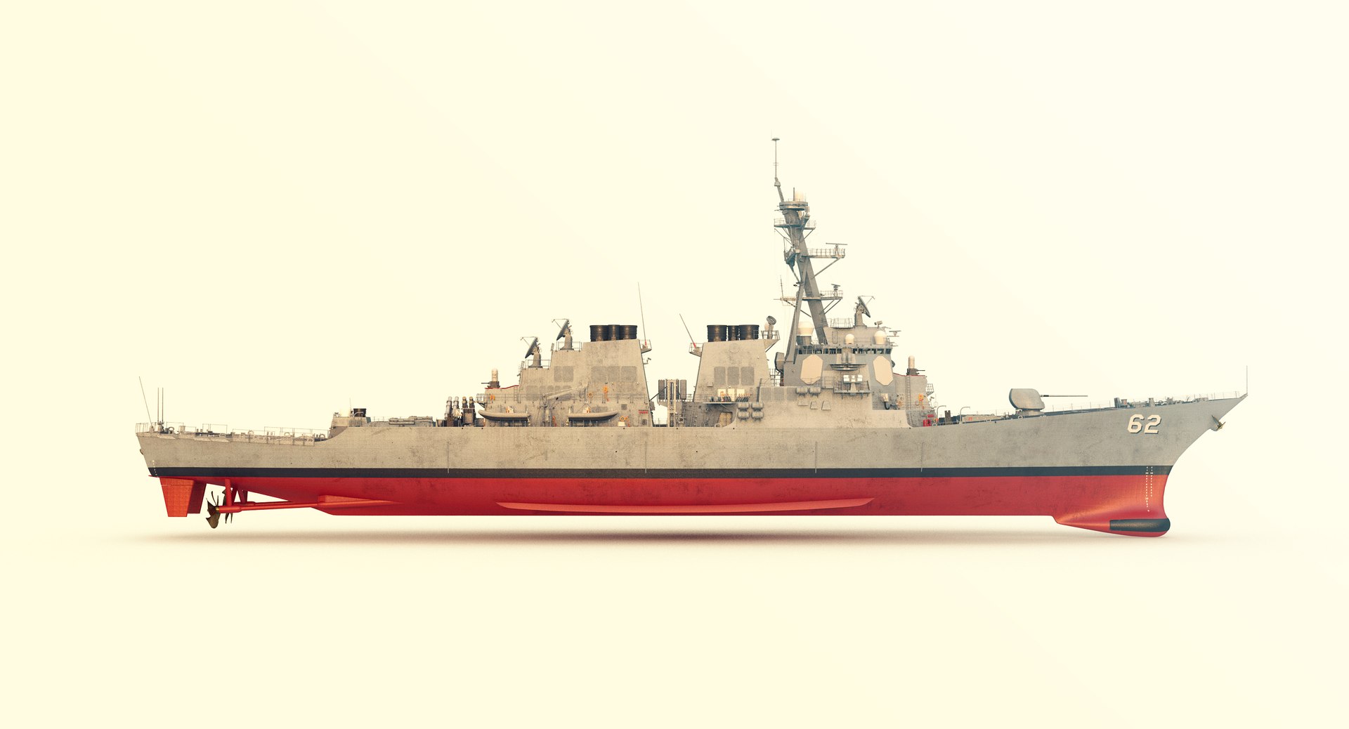 3D Model Uss Fitzgerald Ddg - TurboSquid 1413238