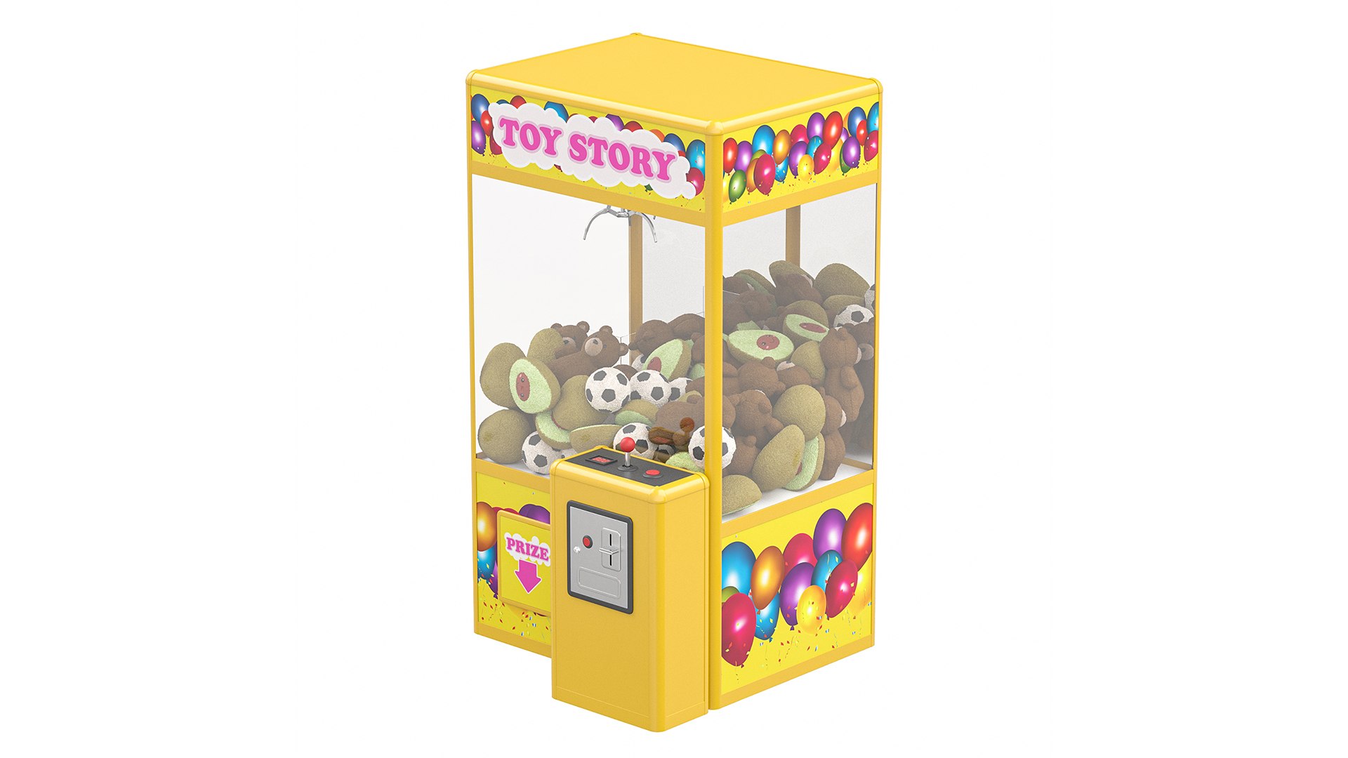 3D Claw Crane Machine Model - TurboSquid 2011937