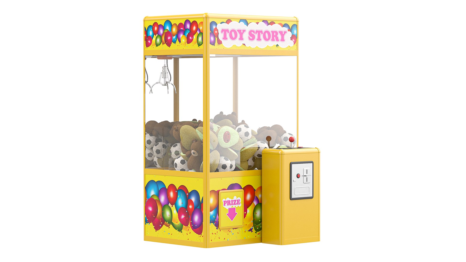 3D Claw Crane Machine Model - TurboSquid 2011937