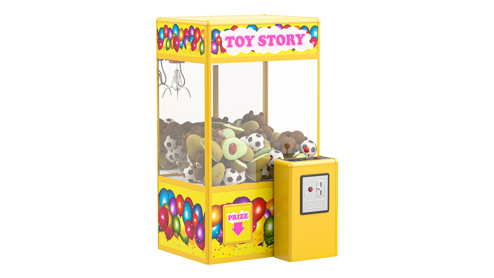 3D Claw Crane Machine Model - TurboSquid 2011937