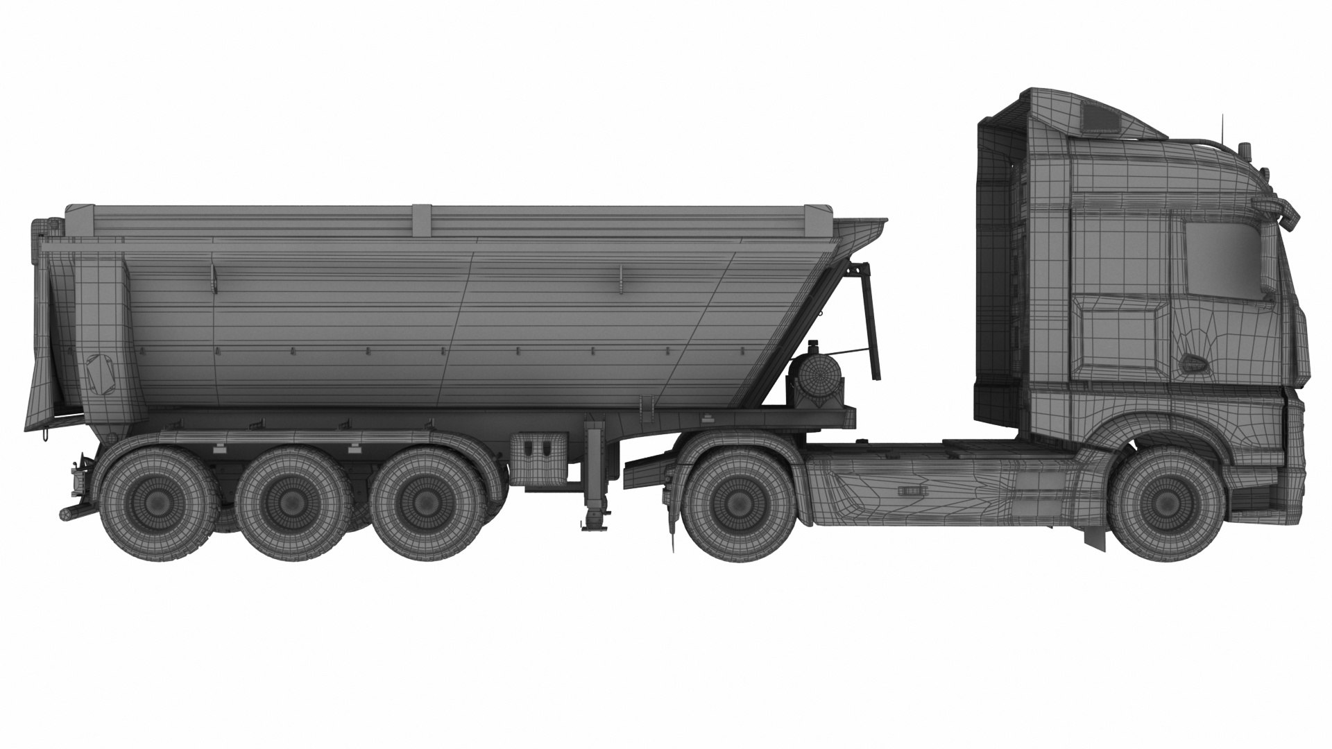Dumper dump truck 3D model - TurboSquid 1524319