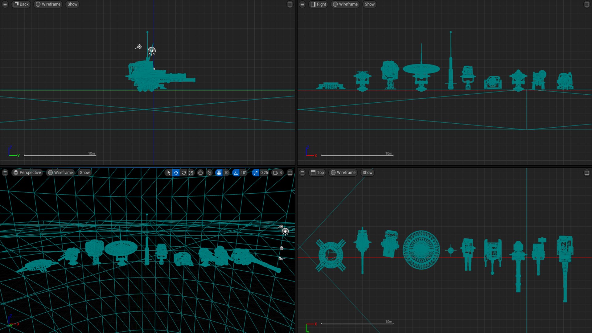 Turrets 10 Assets 3D - TurboSquid 2200463
