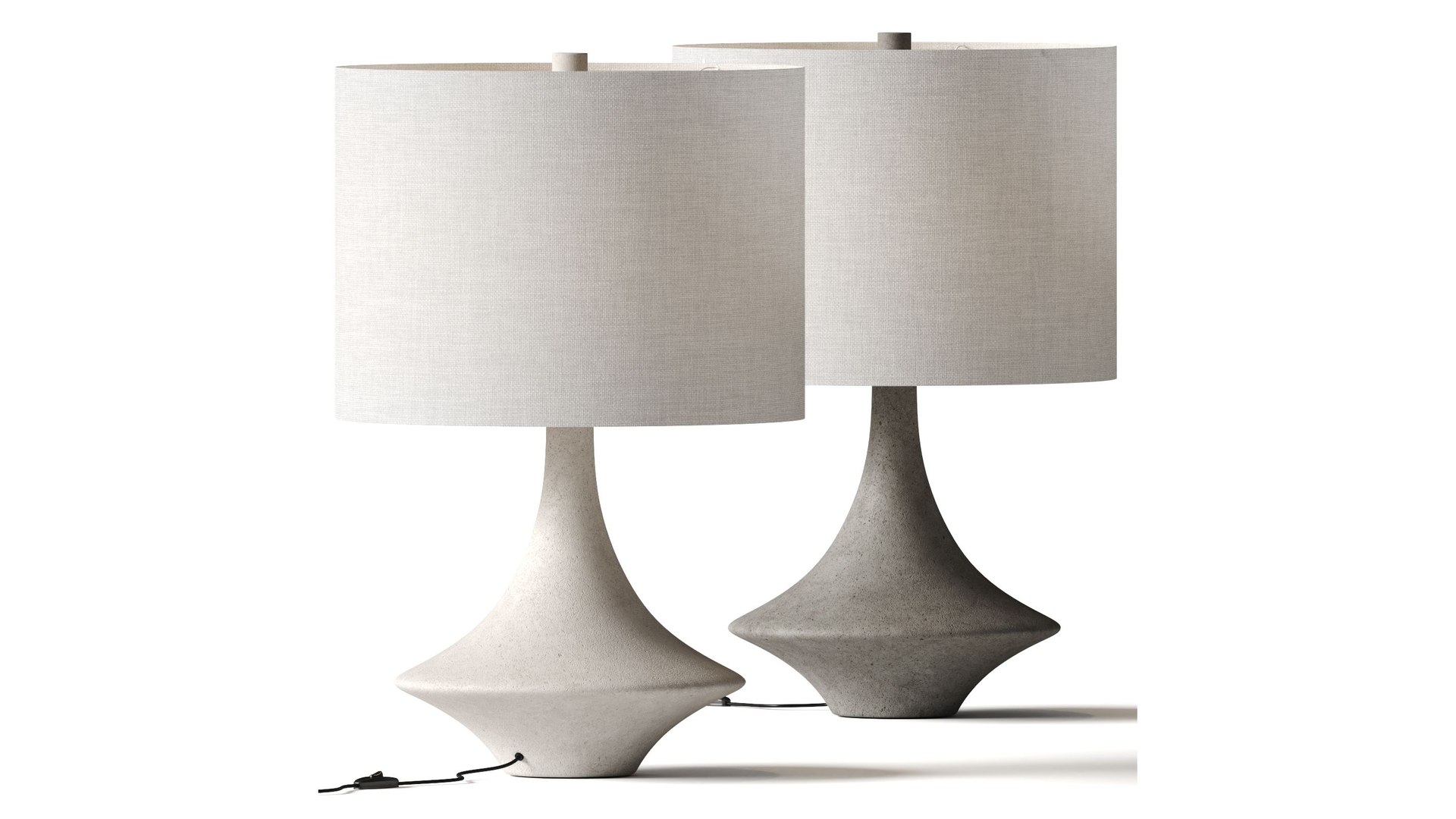 3D model Bryant Concrete Table Lamp By Surya - TurboSquid 2171240