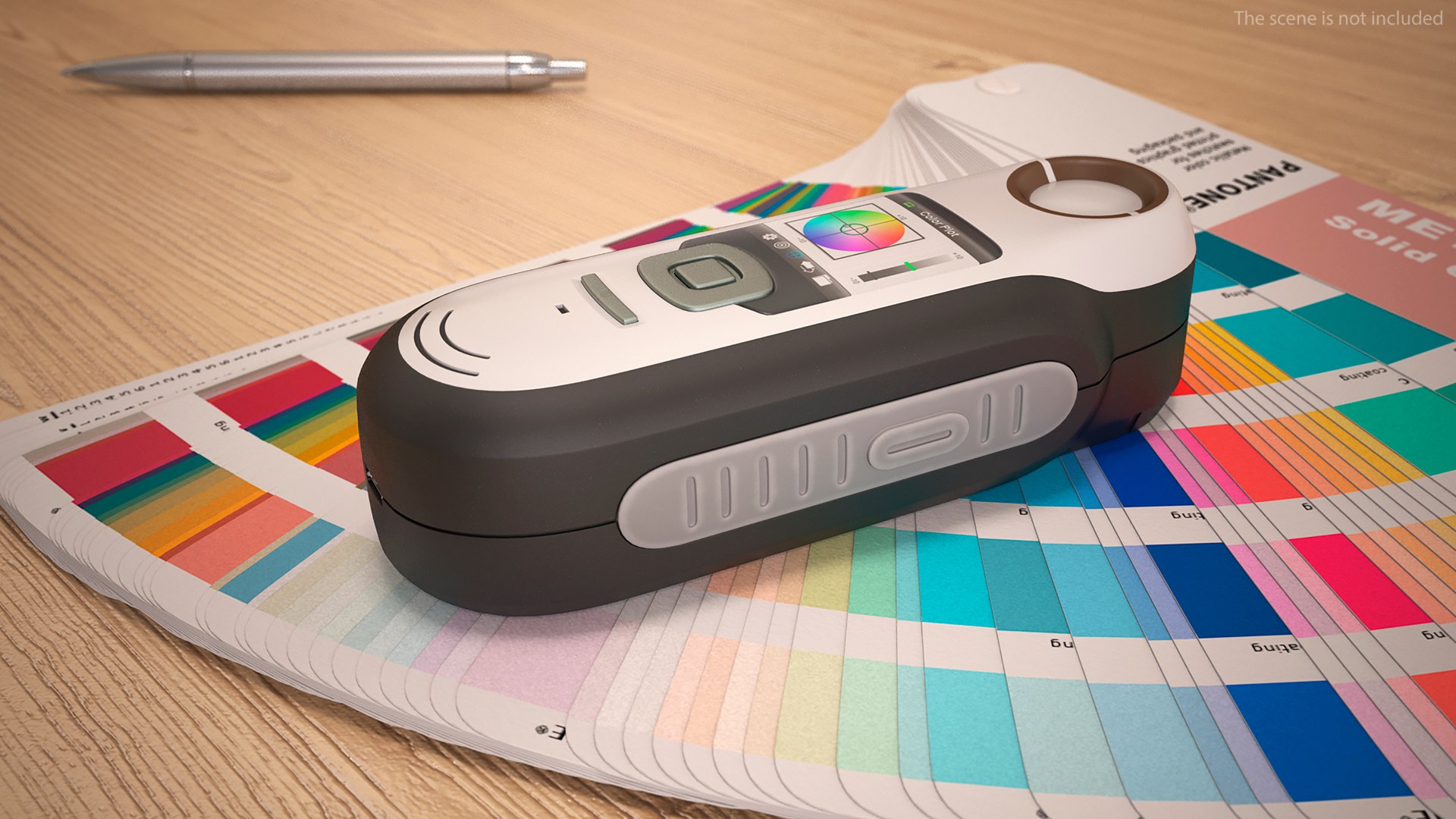 3D Handheld Color Measurement Tool On Coated Color Chart Model ...