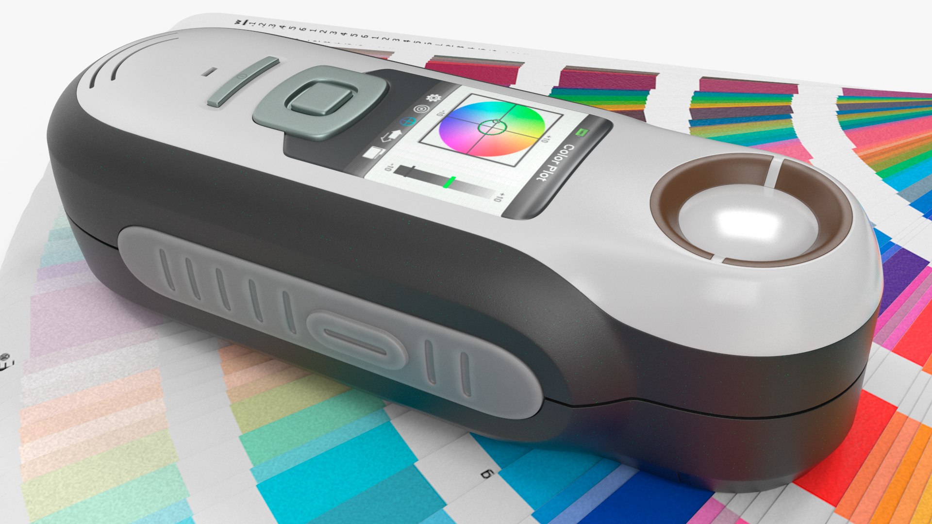 3D Handheld Color Measurement Tool On Coated Color Chart Model ...