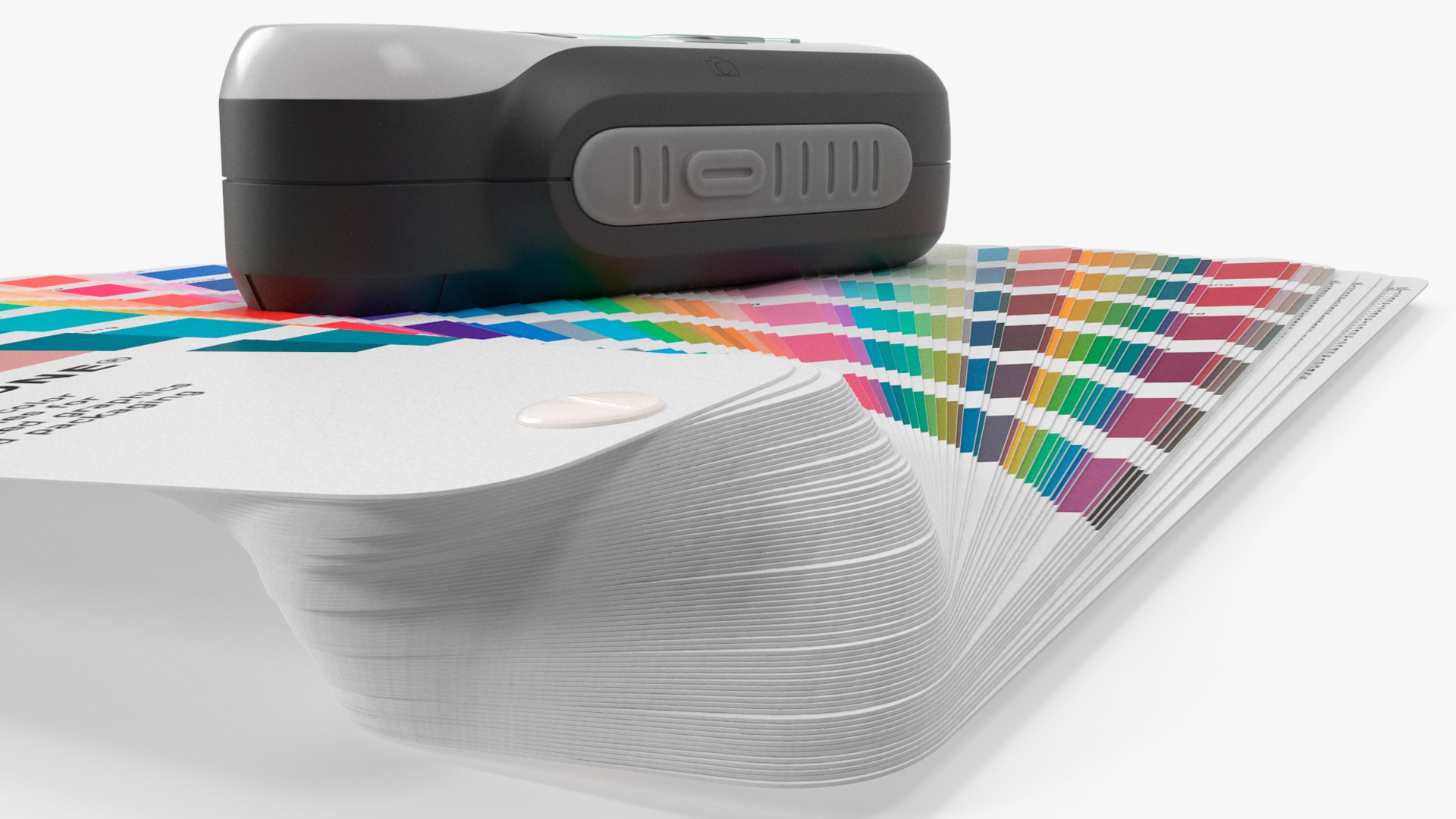 3D Handheld Color Measurement Tool On Coated Color Chart Model ...