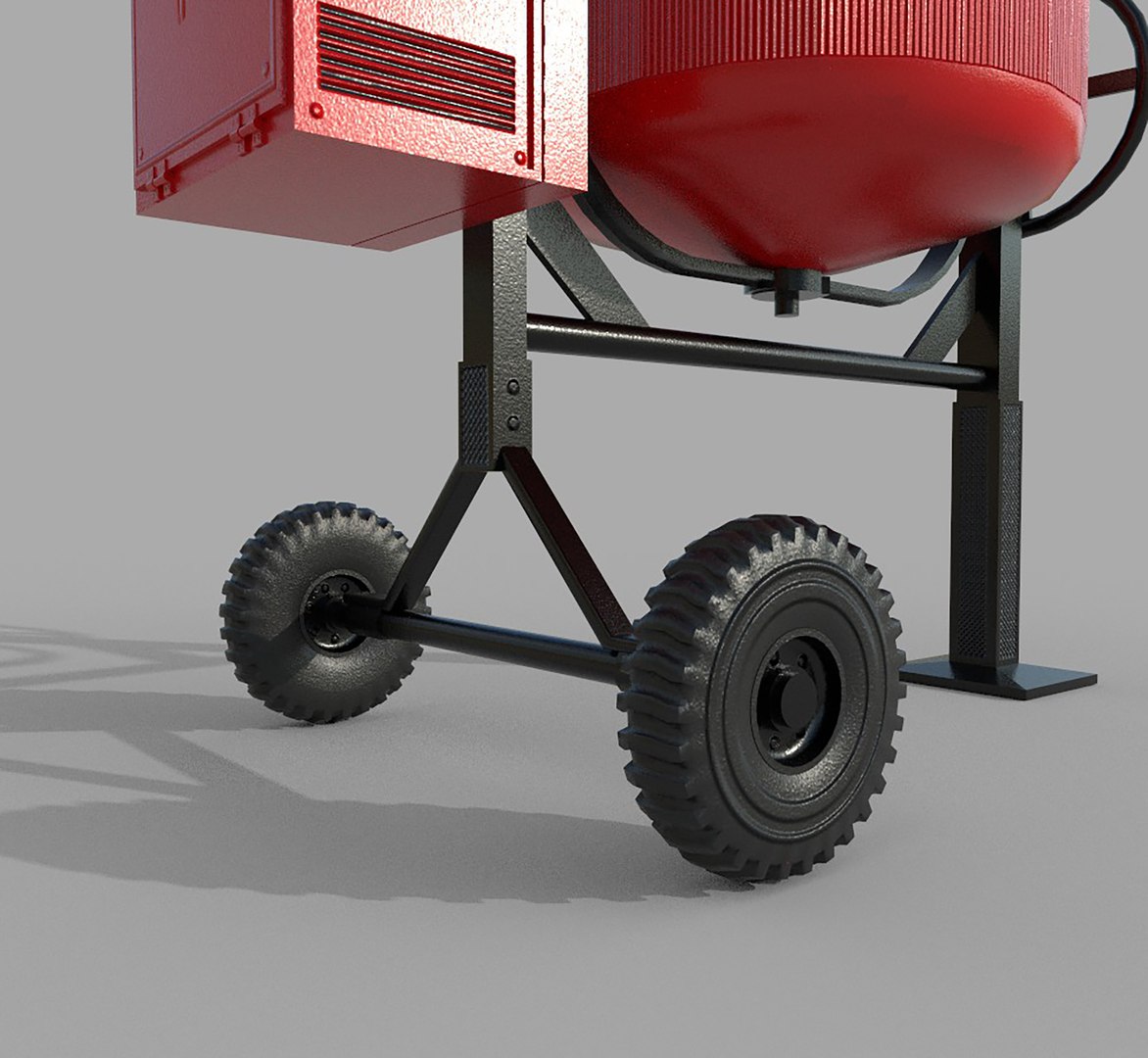 Concrete Mixer 3D model - TurboSquid 1763305