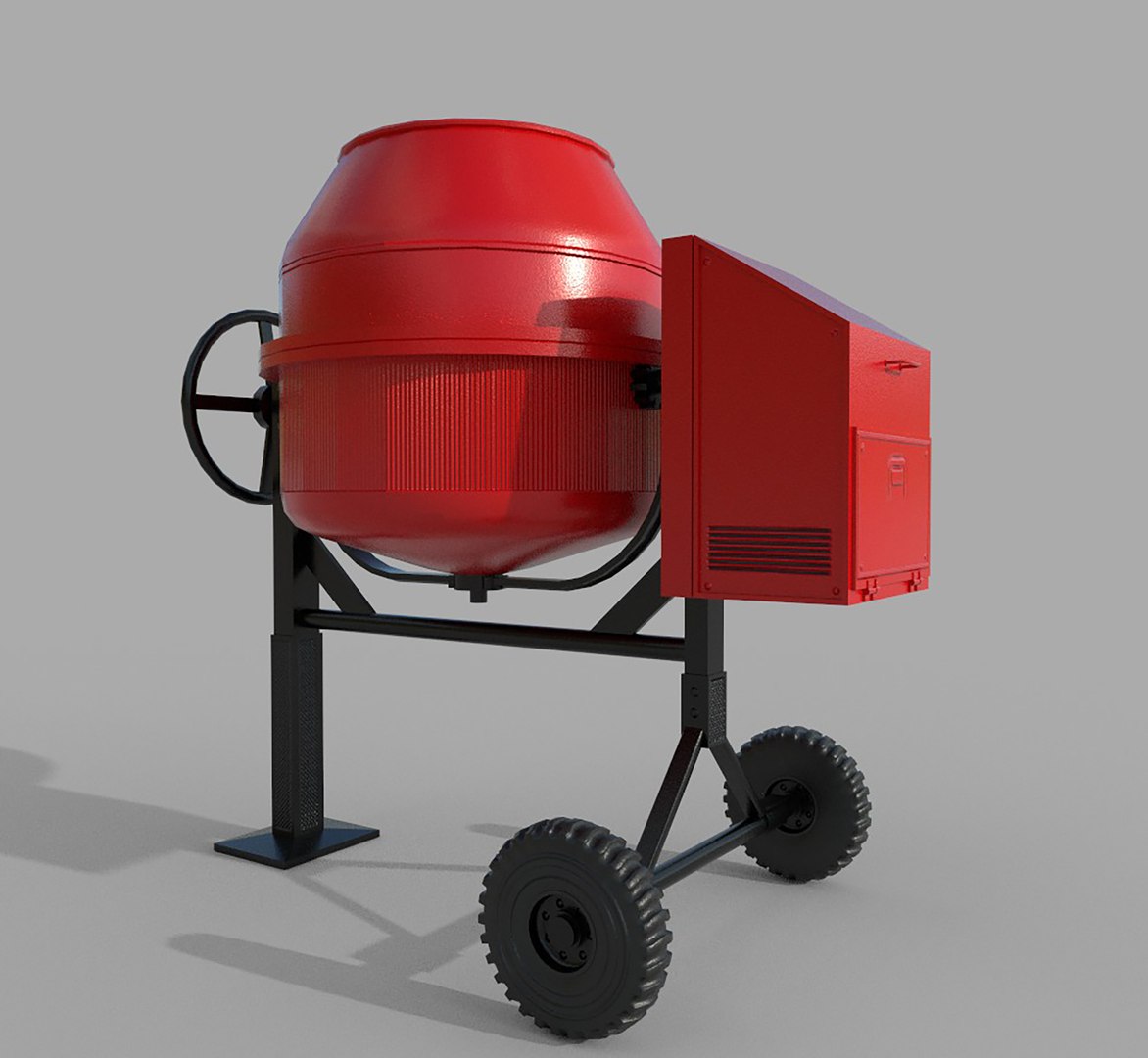 Concrete Mixer 3D model - TurboSquid 1763305