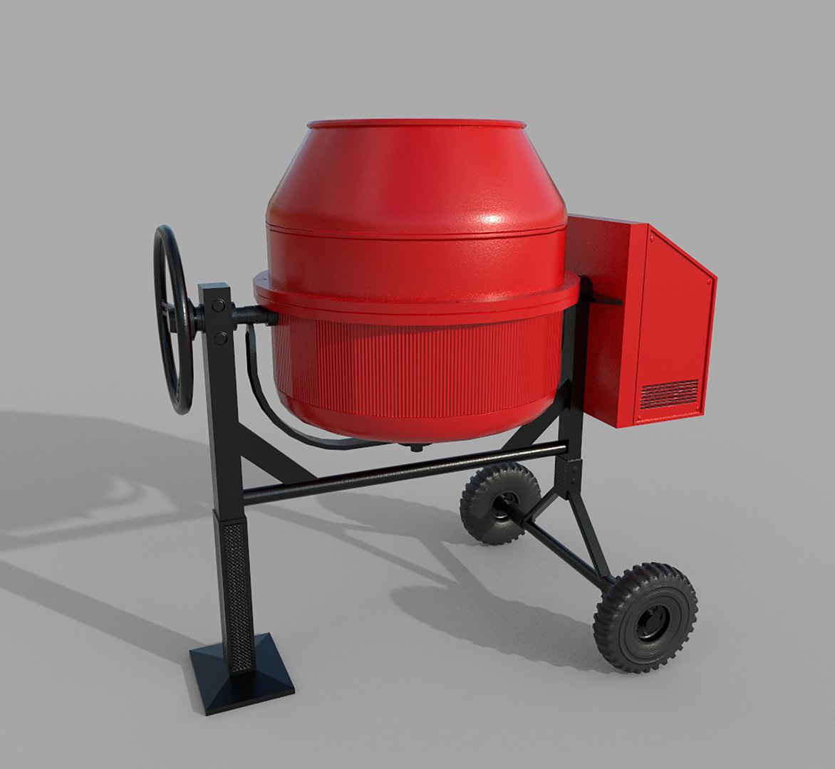 Concrete Mixer 3D model - TurboSquid 1763305