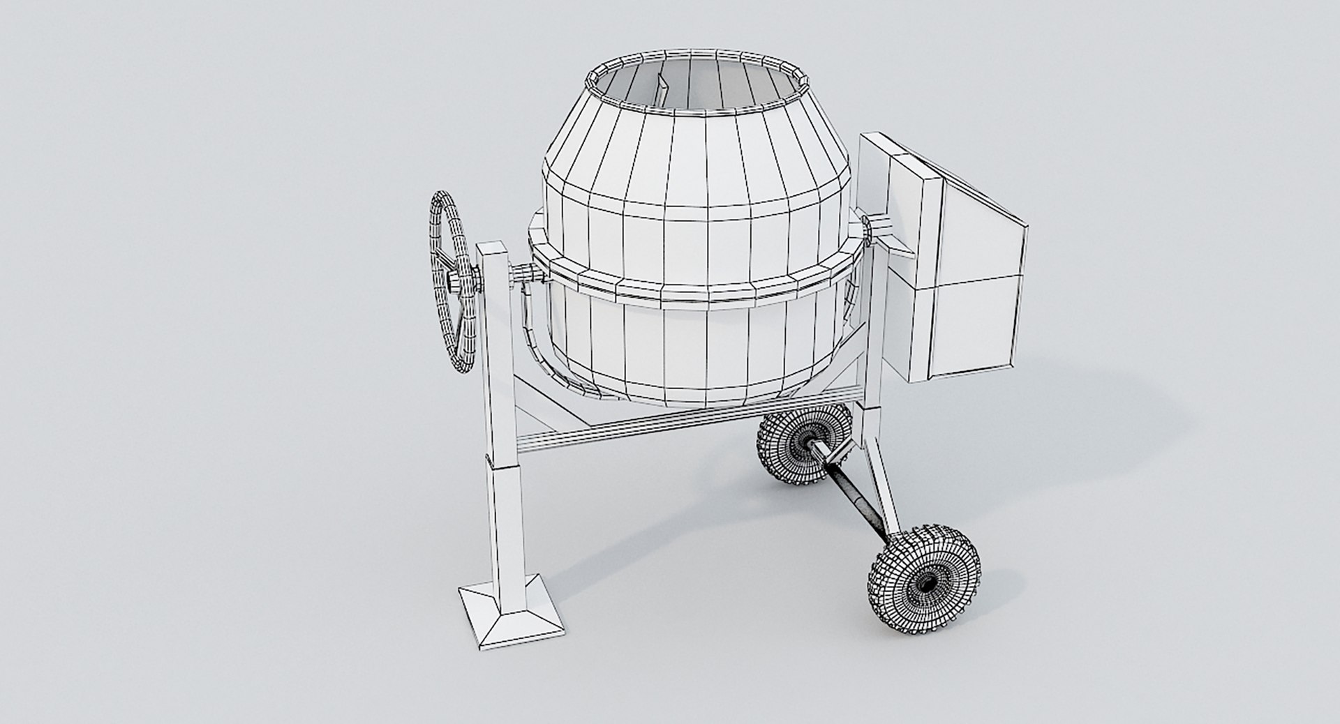 Concrete Mixer 3D model - TurboSquid 1763305