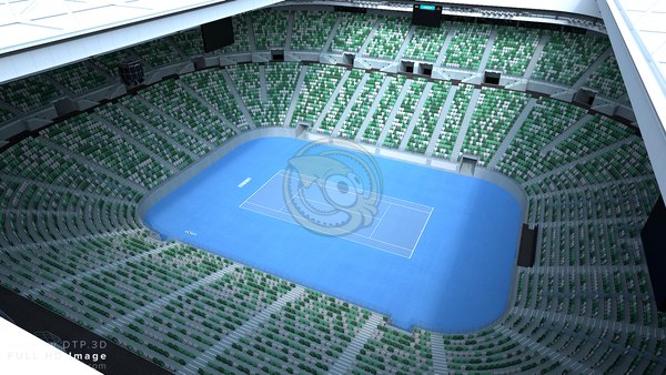 modelo 3d Australian Open Rod Laver Arena (MAYA) - TurboSquid 1225315